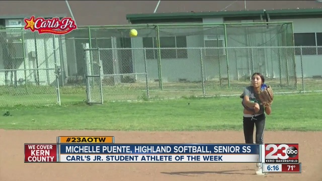 Highland's Michelle Puente leading Scots with glove and bat; earns AOTW ...