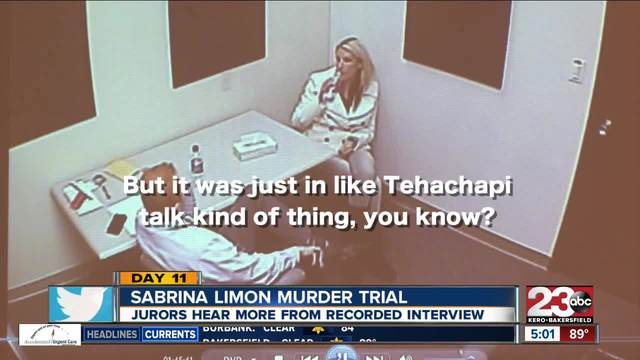 Sabrina Limon trial resumes for day 11 - turnto23.com Bakersfield, CA
