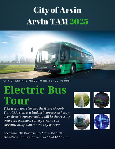 City of Arvin unveils new electric bus - turnto23.com Bakersfield, CA